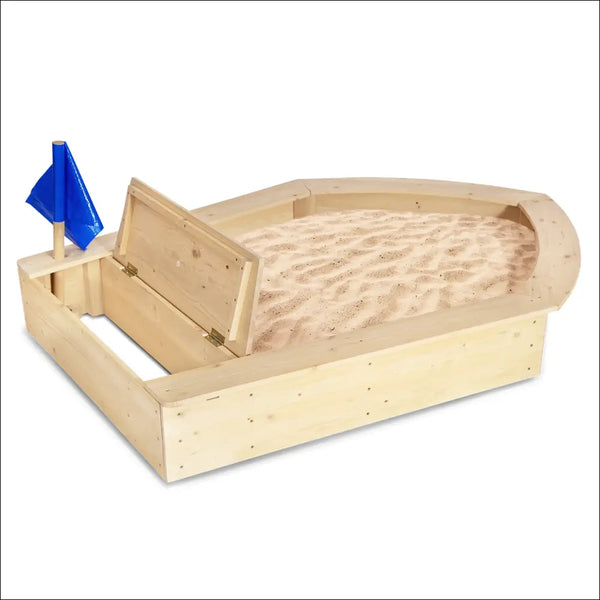 Kids Boat Sandpit Adventure for Imaginative Maritime Play – Outdoor ...