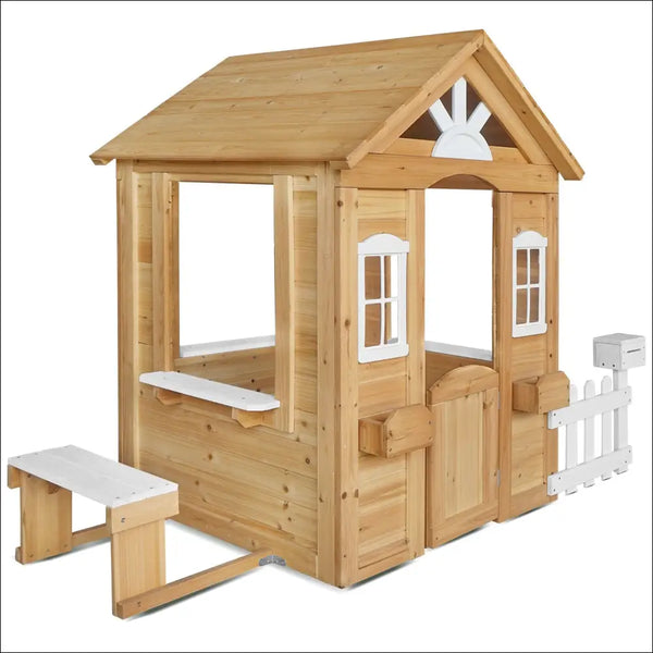 Lifespan Kids Teddy Cubby House in Natural Timber (V2) with Floor ...