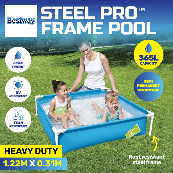 Steel Pro My First Pool Kids Blue 1.22m x 30.5cm – Outdoor Kids World